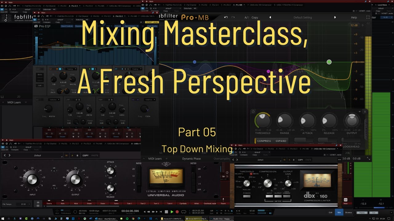 Mixing Masterclass, A Fresh Perspective Part 05 - YouTube