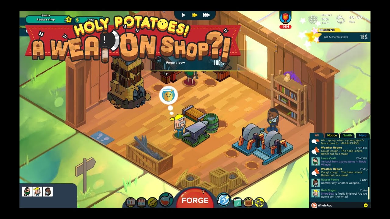 Holy Potatoes! A Weapon Shop?! [Gameplay, PC] - YouTube