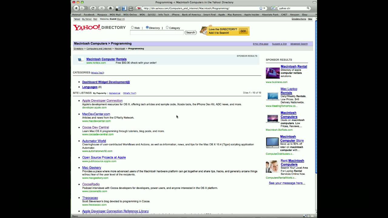 Using Yahoo Directory to perform a search - YouTube