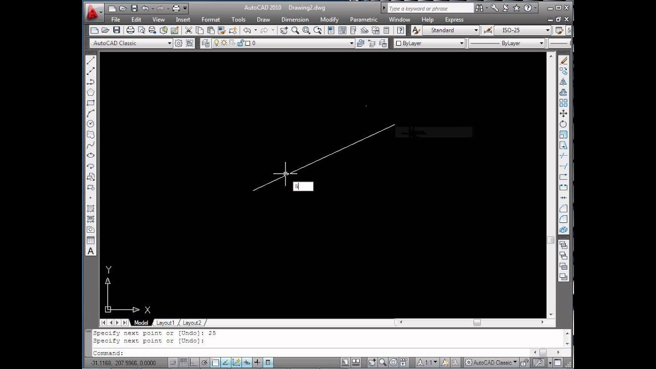 Fungsi Line & Xline AutoCAD - YouTube
