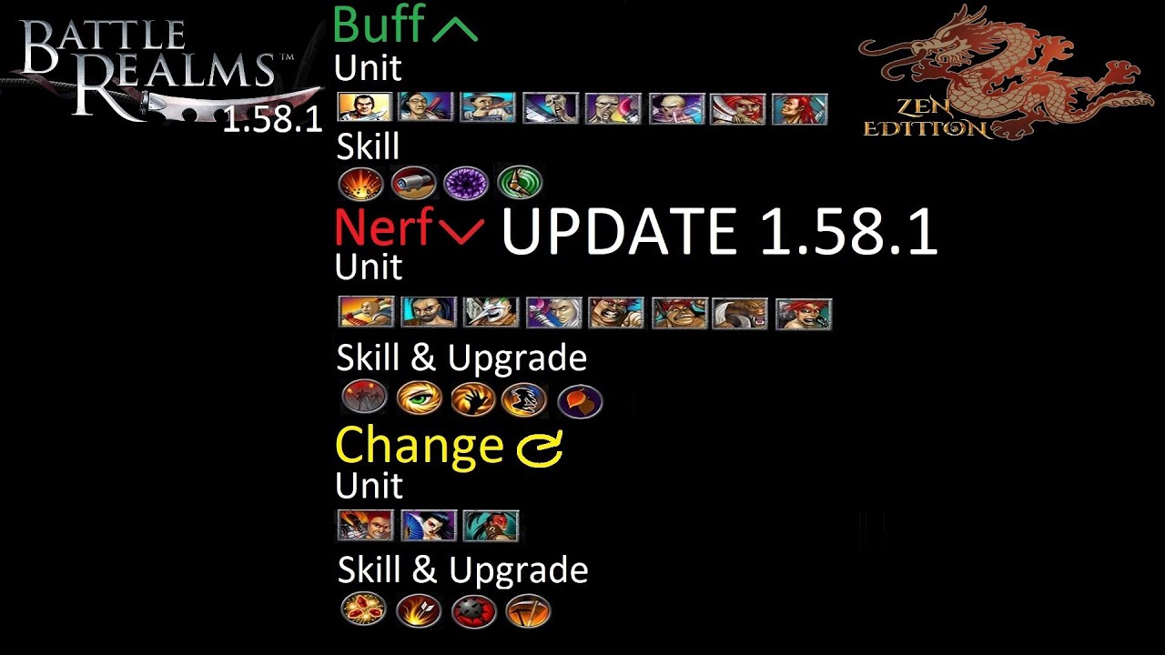 Update 1.58.1 Battle Realms Zen Edition - YouTube