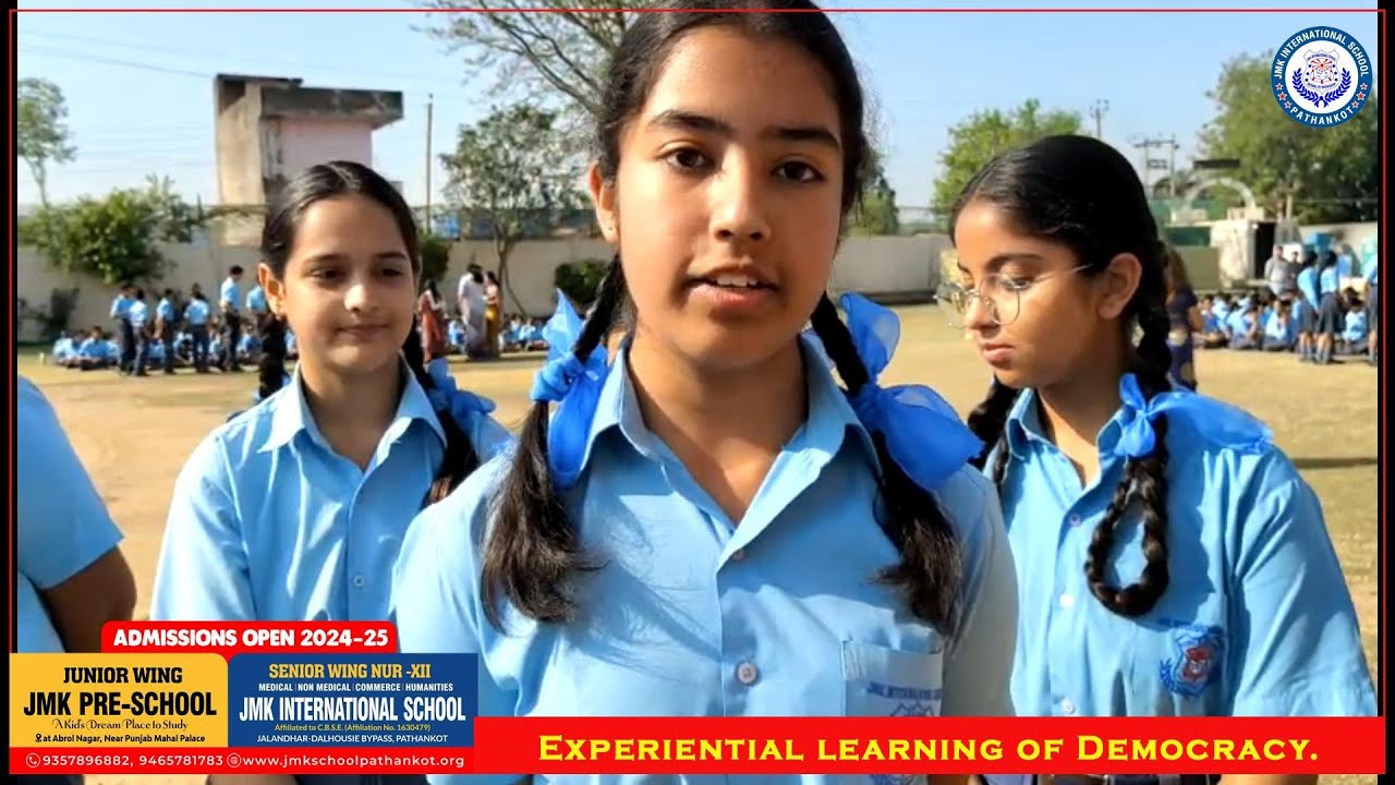 Experiential Learning of Democracy at JMK International School, Pathankot! - YouTube