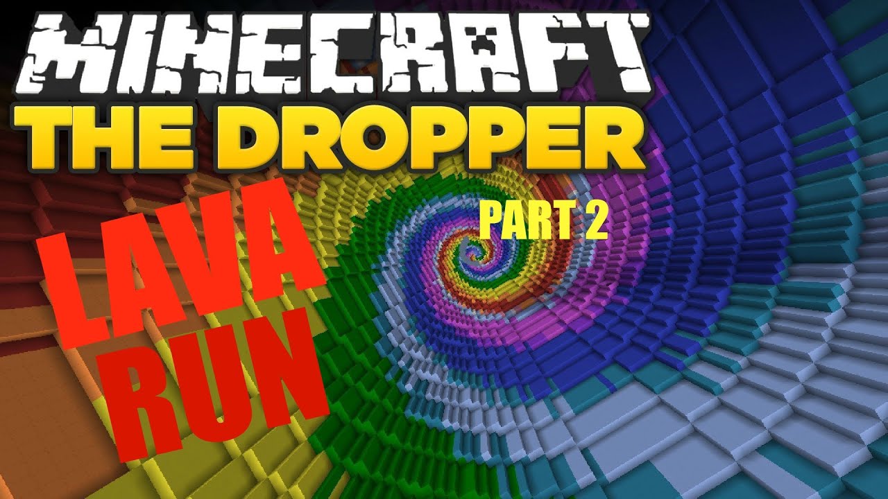 Crazy Lava Pit Run! Tallcraft Dropper - YouTube