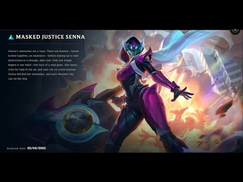 MASKED JUSTICE SENNA SKIN SPOTLIGHT-02-08-2025 - YouTube