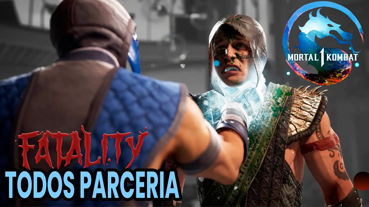 👉 Veja Completo aqui Mk1 Fatalities kameo todos os personagens parceria ...