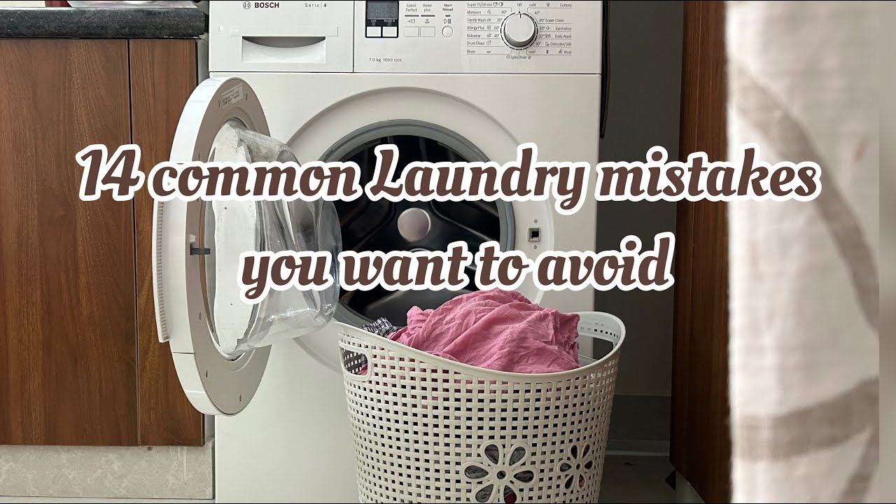 14 common Laundry mistakes you want to avoid #frommyhomevlogs # ...