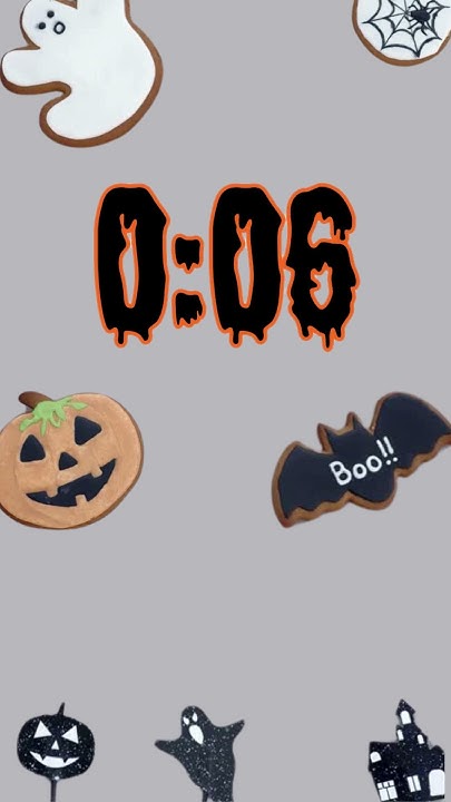 10 Second Spooky Halloween Countdown Timer with Music | spooky Alarm # ...