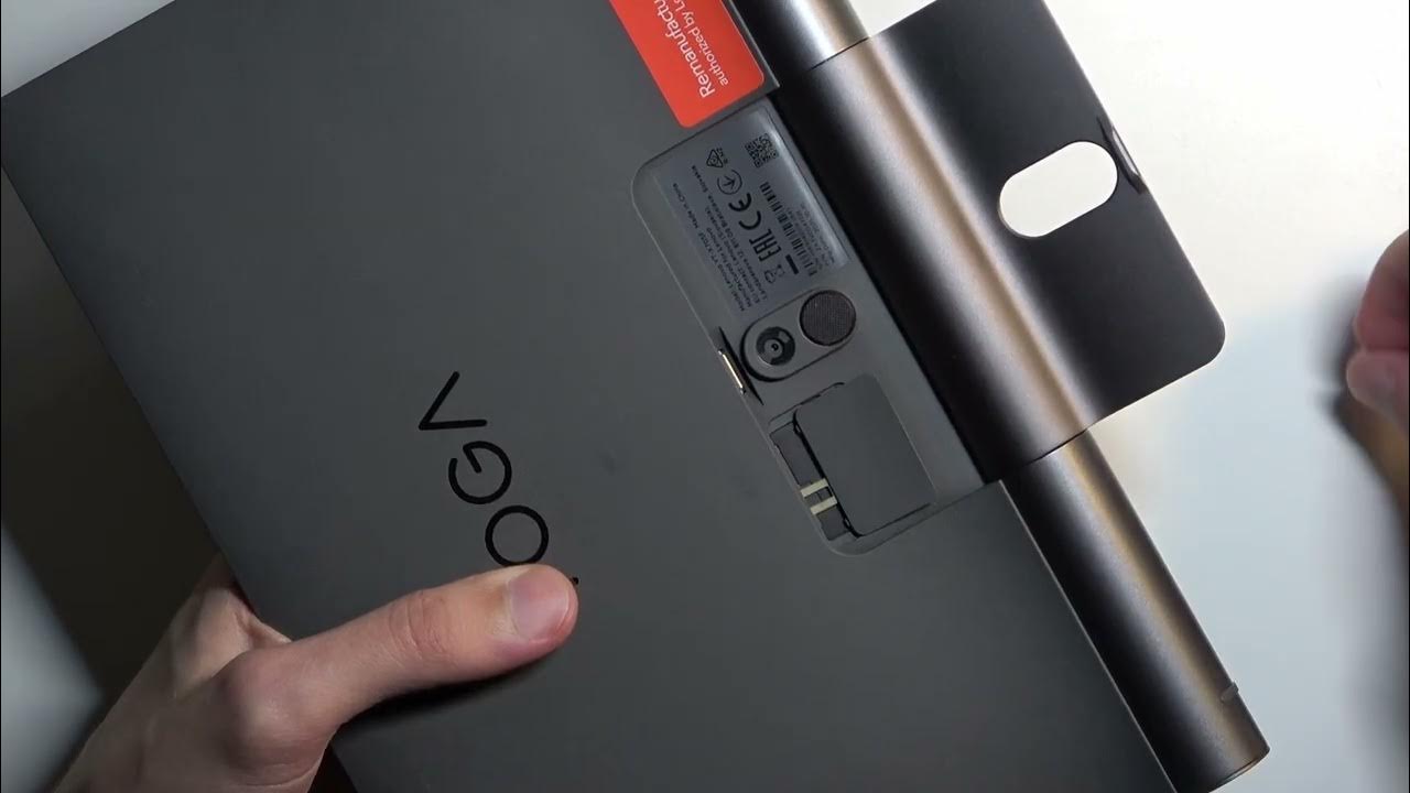 How to Insert an SD Card into a Lenovo Yoga Smart Tab – Expand Storage using Memory Card - YouTube