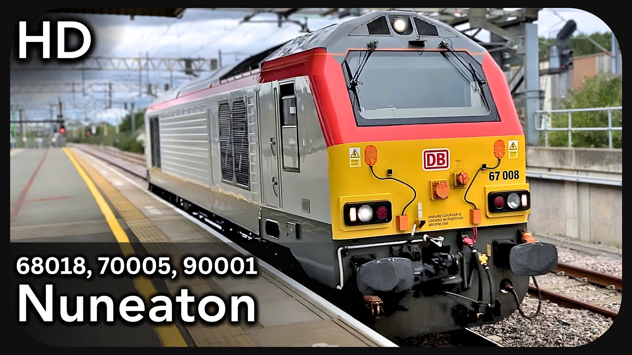 Trains at Nuneaton - 22/08/23 - YouTube