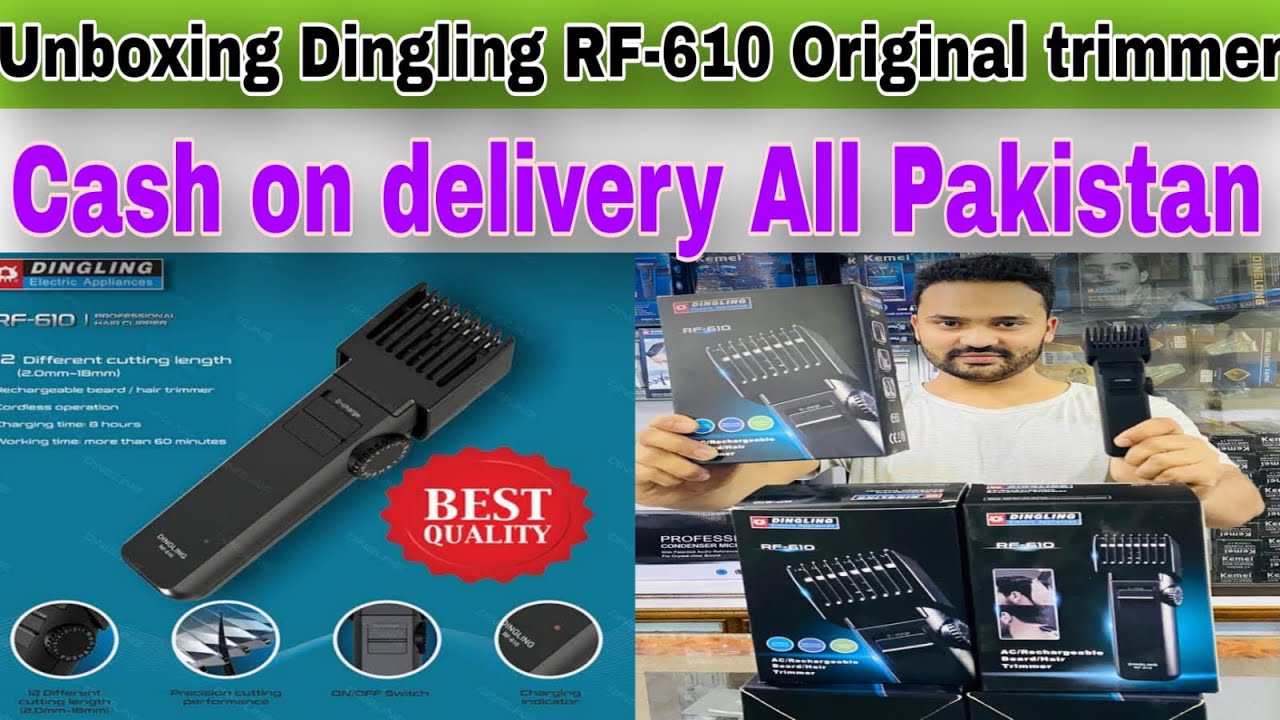 Dingling Rf-610 Original trimmer price in 2023 || Unboxing or reviews ...