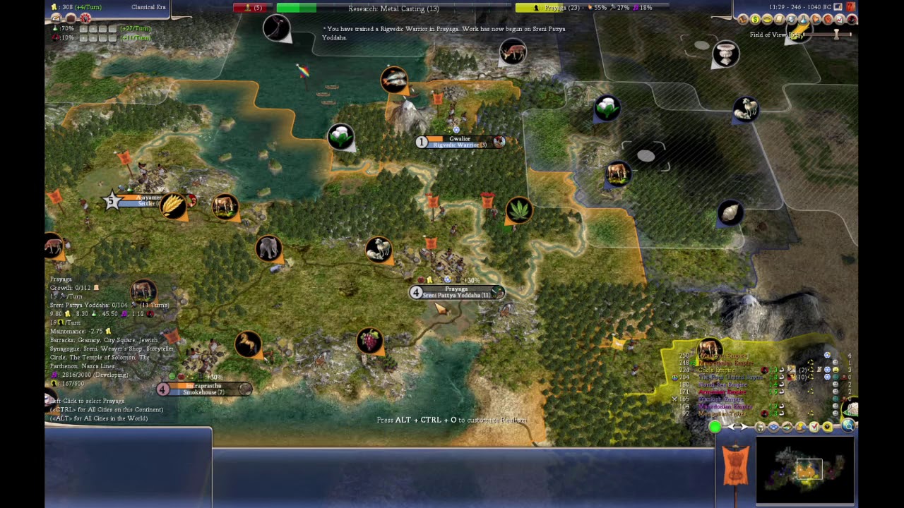 Civ IV Realism Invictus Tutorial: War - YouTube