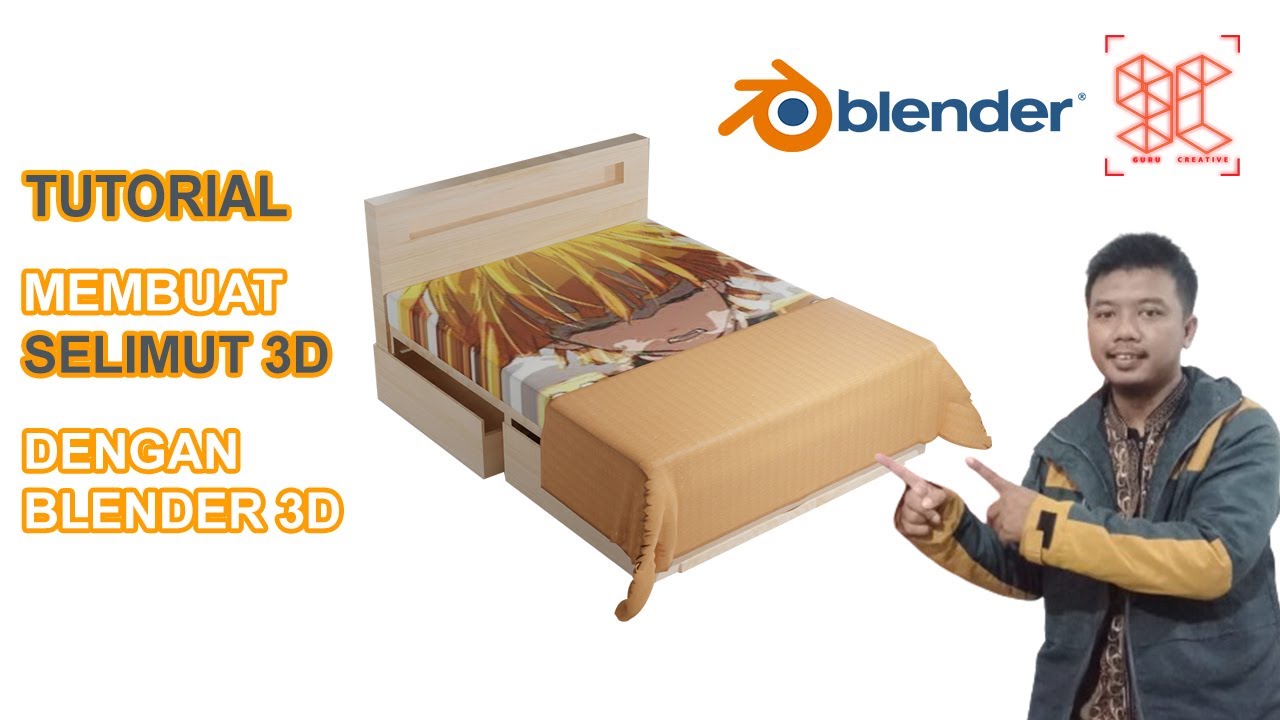 Cara Membuat Selimut 3D pada Blender || Tutorial Blender 3.4 - YouTube