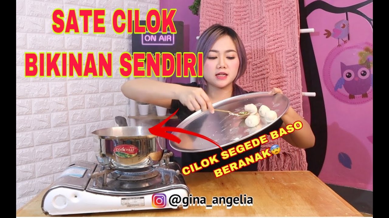 CILOK SATE HOMEMADE BUAT BUKA PUASA | GINAVLOG#69 - YouTube