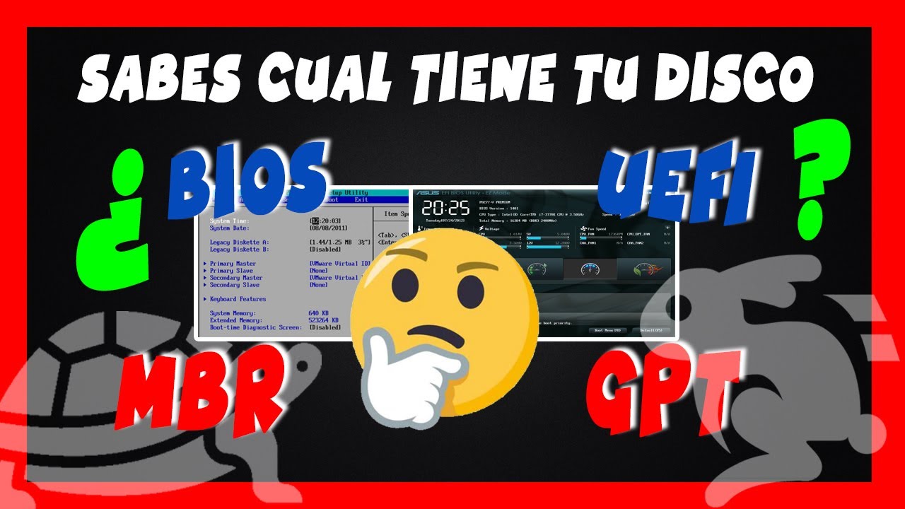 🔴Que es BIOS - MBR o LEGACY? 👉 Identifica cual tienes y ELIGE EL MEJOR ...