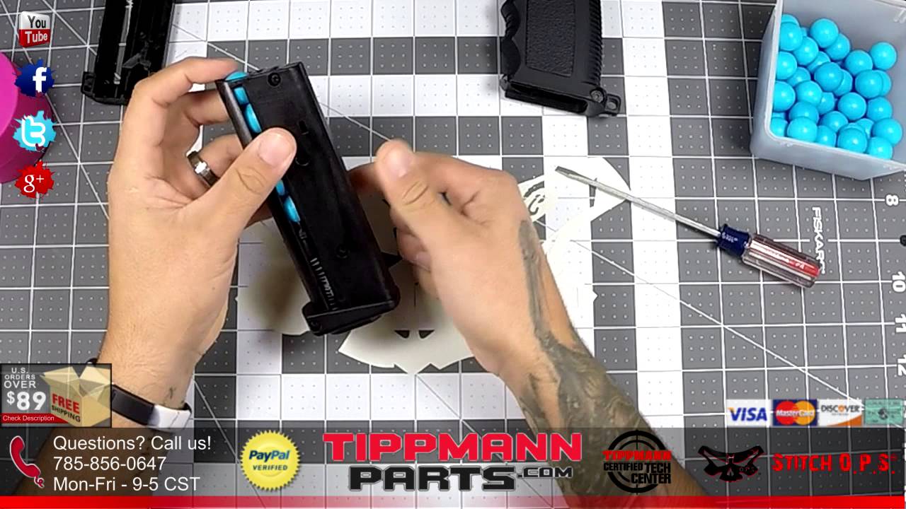 TiPX Paintball Magazine - Loading, Breakdown, Tech - YouTube