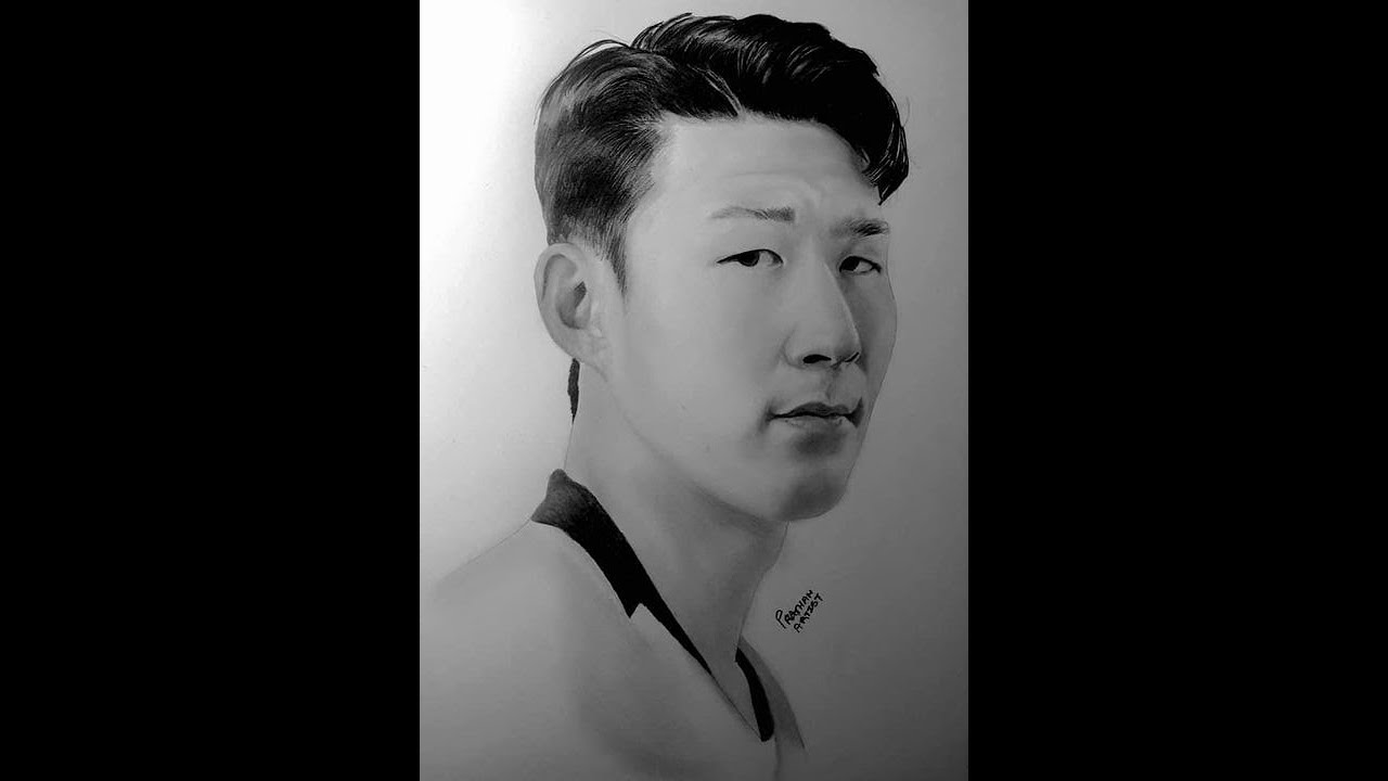 Drawing Son Heung-min - YouTube