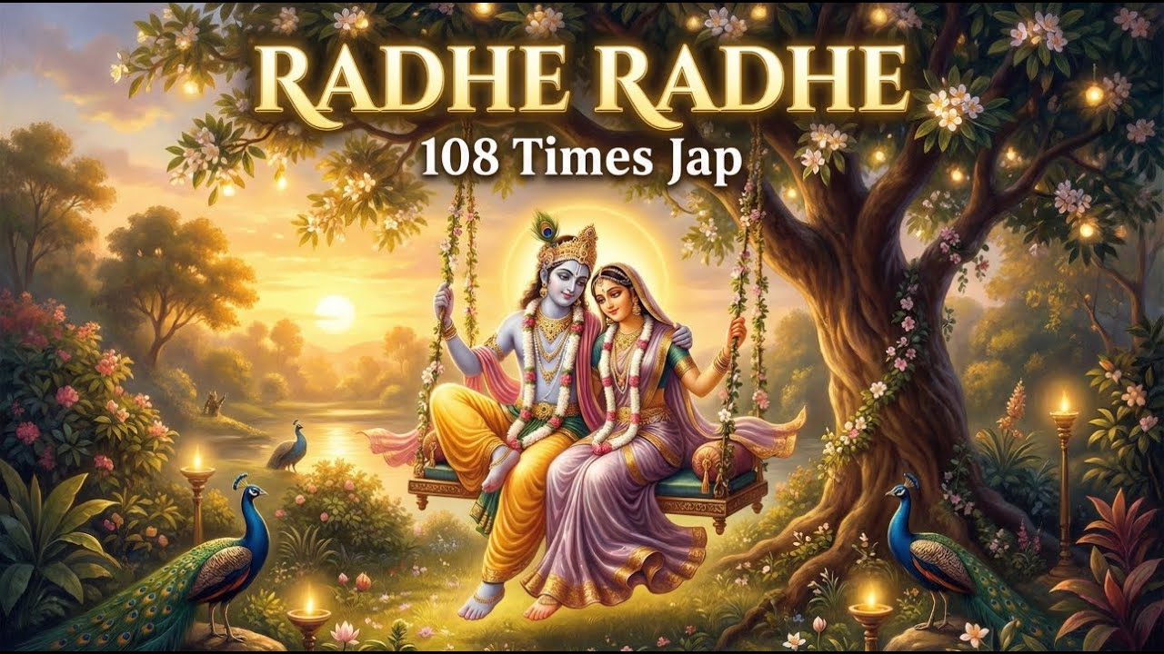 Radhe Radhe 108 Times | Peaceful Meditation Chanting for Inner Peace ...