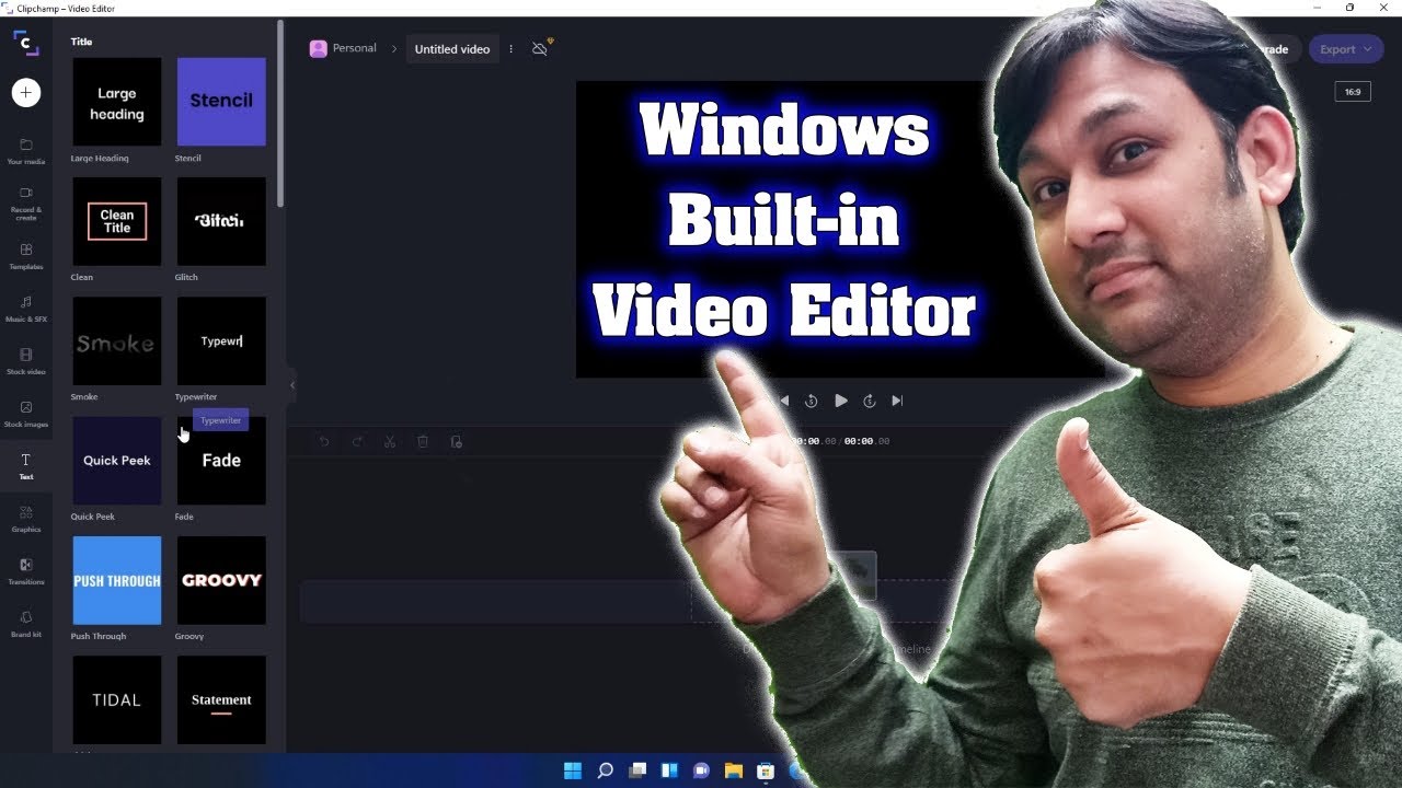 How to Use Windows 11’s Built-In Video Editor "Clipchamp" - YouTube