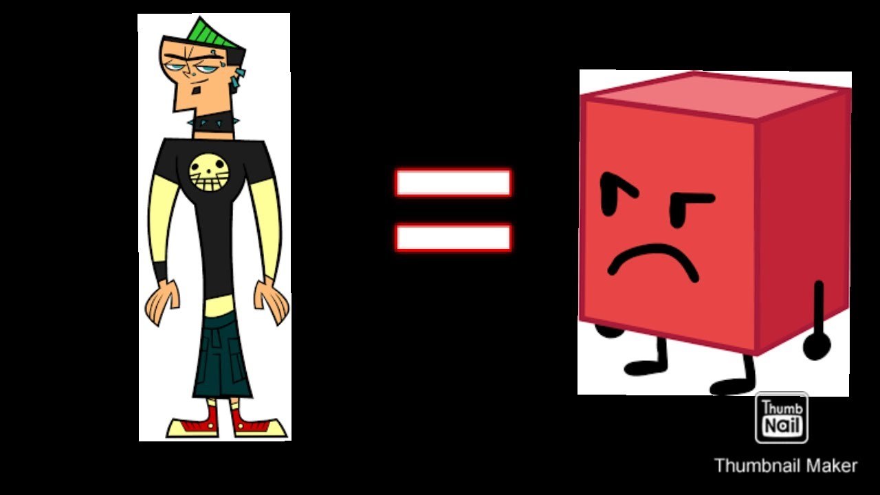 Bfb post-Split characters as Total drama action characters - YouTube