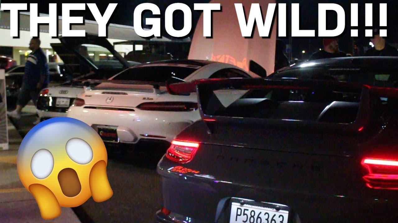 HUGE LIGHTS OUT CAR MEET!! (Detail garage Charleston) - YouTube