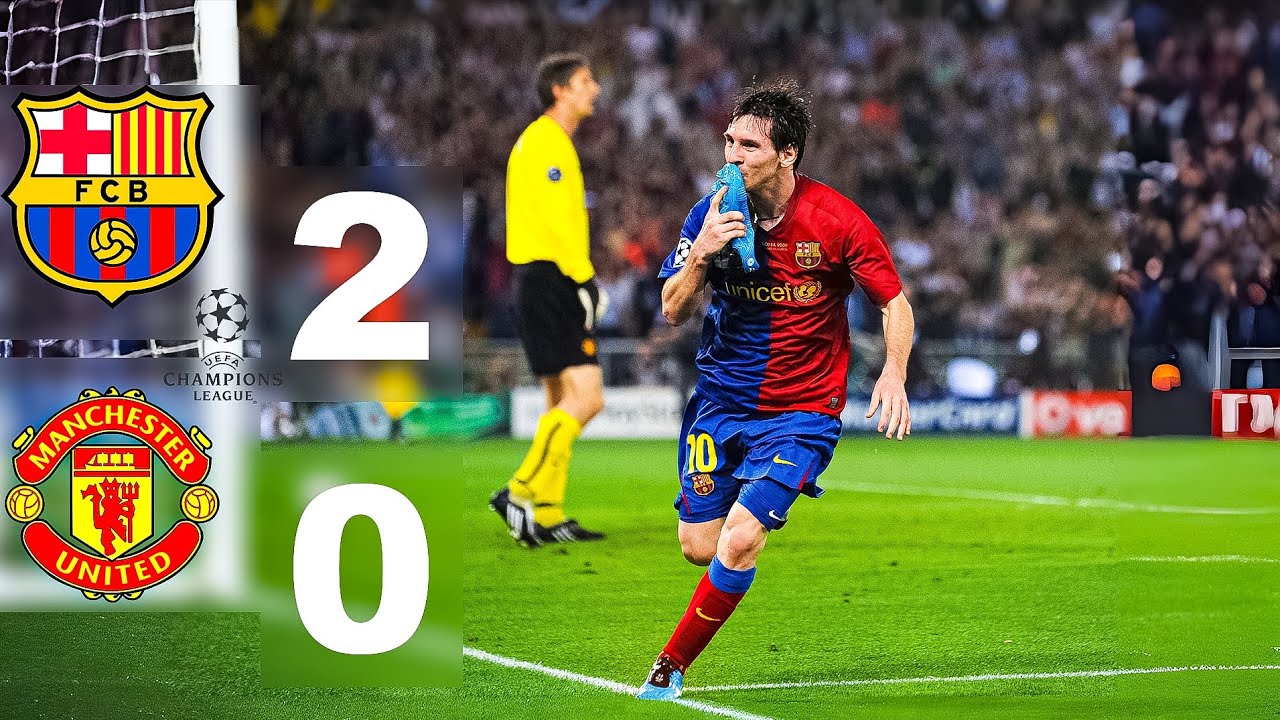 Magic of Lionel Messi vs Man United | UCL 2009 Final Masterclass | Full ...