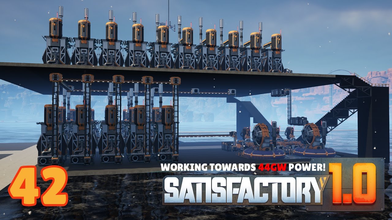 Granny Builds Fuel Setup for a Turbo Power Plant in Satisfactory! 🚀⚡ ...