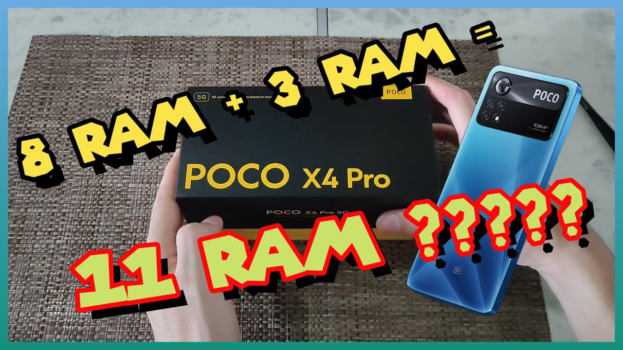 Poco X4 pro 8 ram +3 ram XIAOMI nos explica de que se trata. - YouTube
