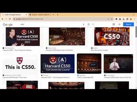 CS50 Web - Project 0 - Search - YouTube