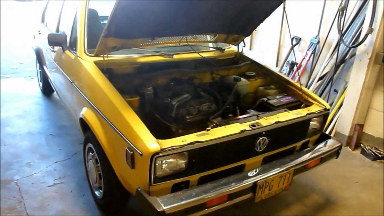 1979 Rabbit 1.5 liter Diesel 4 speed - YouTube