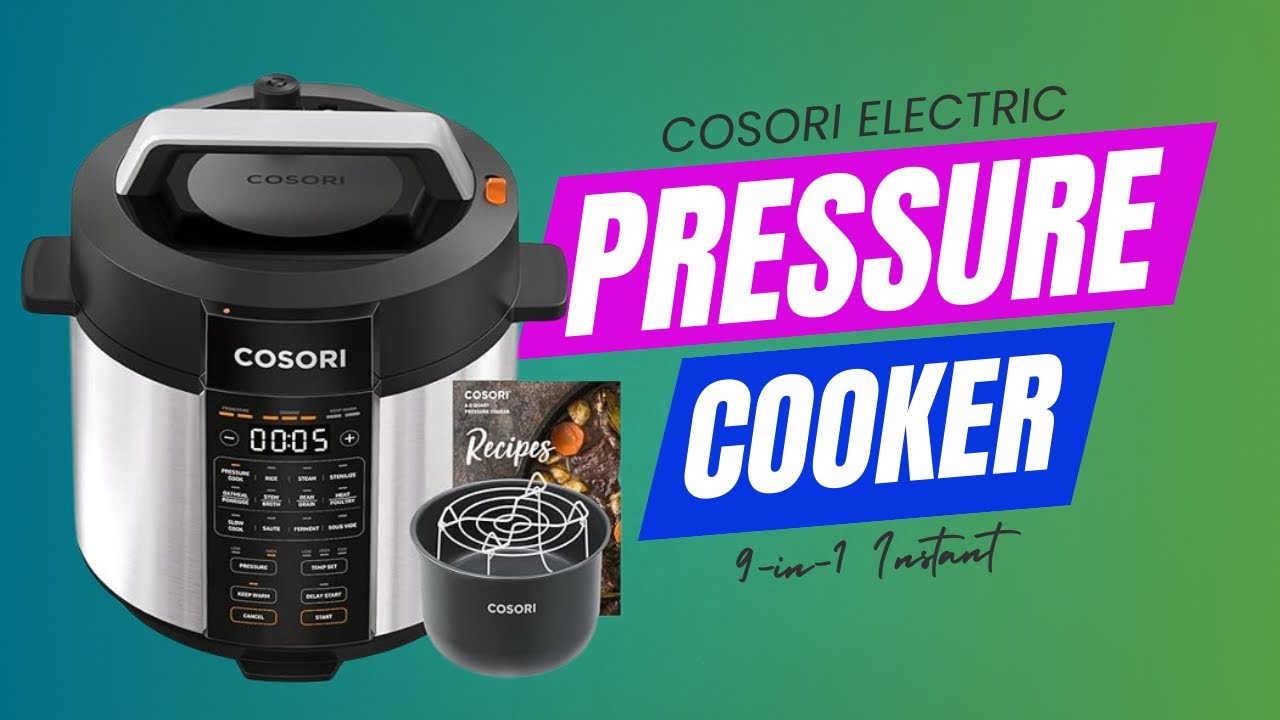 COSORI Electric Pressure Cooker 6 qt, 9-in-1 Instant Multi Cooker with ...