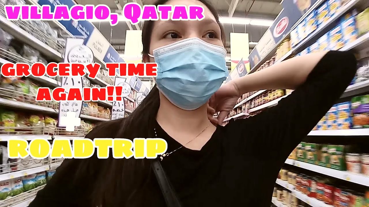 VILLAGIO, CARREFOUR QATAR| ROADTRIP| grocery shopping again| domestic ...