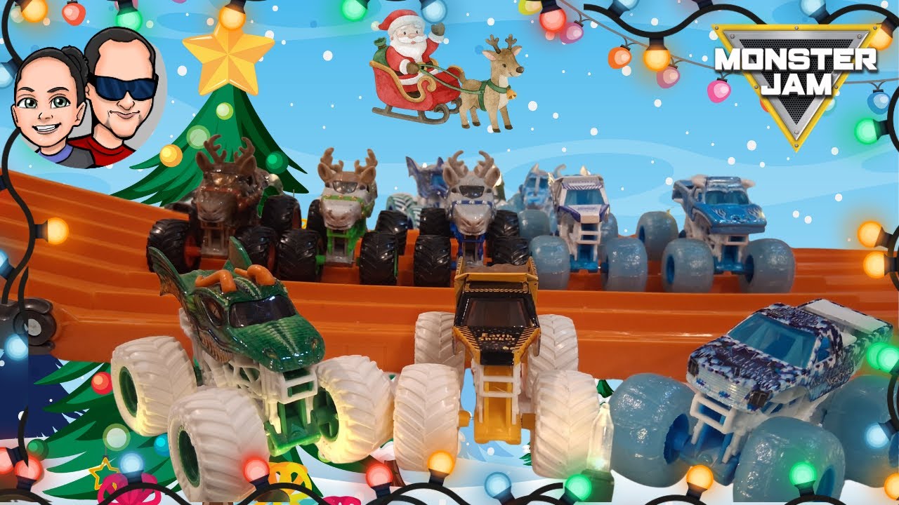 Monster Truck Christmas Special: EPIC Christmas Monster Truck Race ...