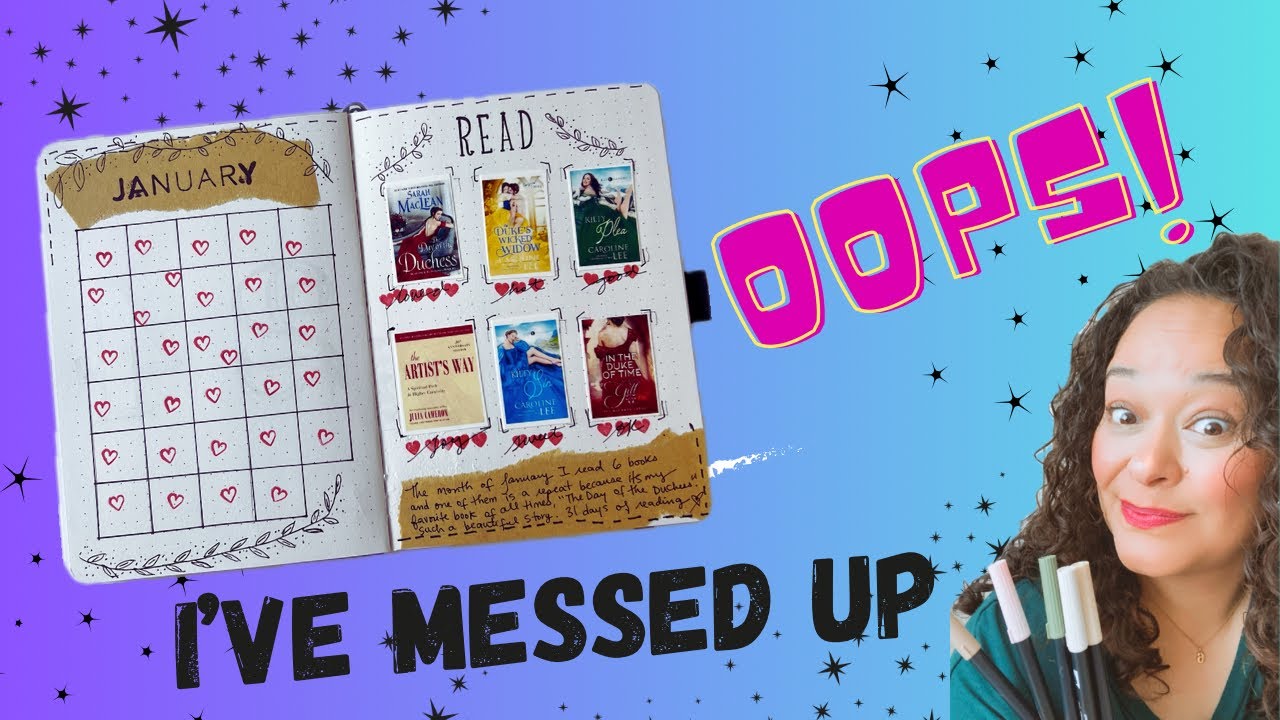 When journaling goes (somewhat) wrong | Messed up pages and how I fixed ...