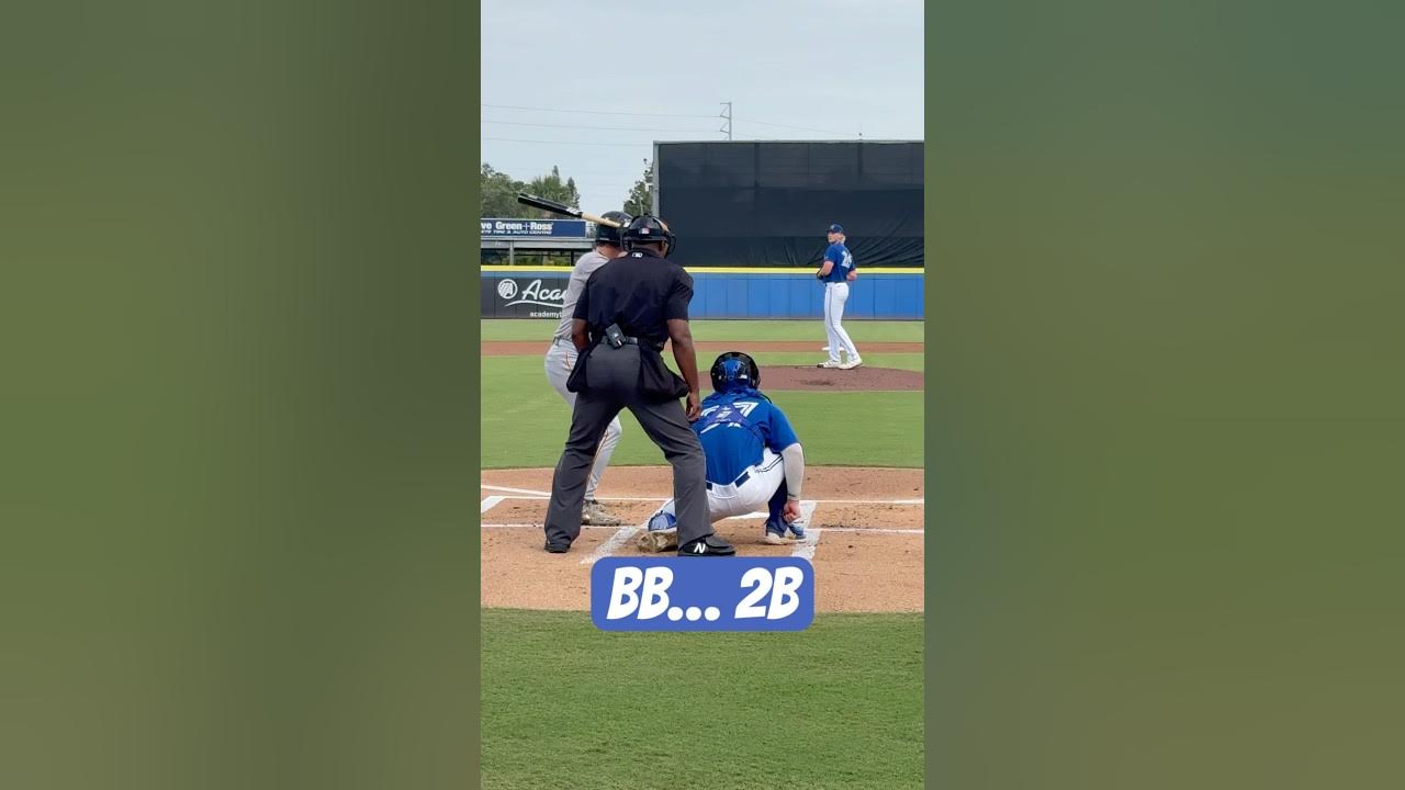BB… 2B⚾️ Some guys turn a walk into a double. #Baseball #MILB #MA2tv # ...