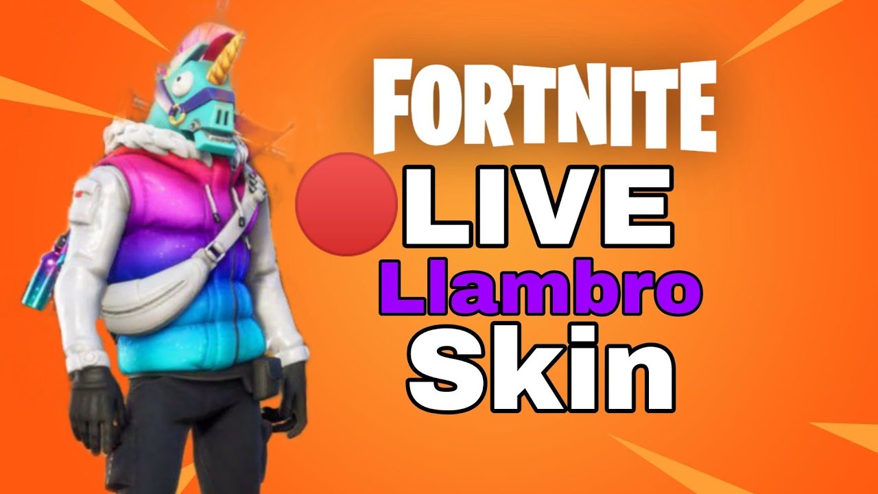 LIVE Fortnite | NEW LLAMBRO SKIN!! - YouTube