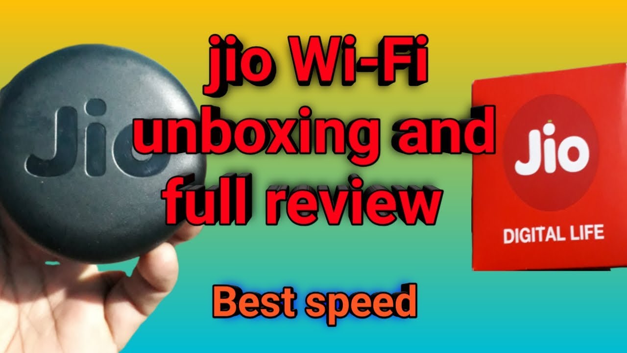 Jio Wi-Fi unboxing and full review - YouTube