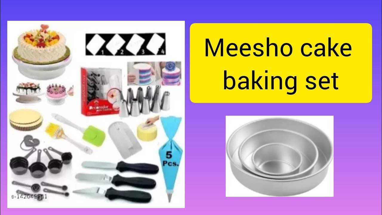 Meesho cake baking set(ಕನ್ನಡ) - YouTube