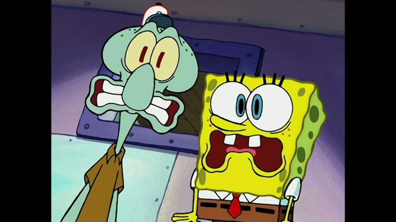 SpongeBob and Squidward Screaming The Hash Slinging Slasher for 10 Hours - YouTube