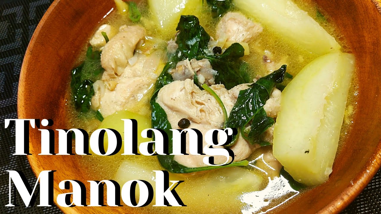 Tinolang Manok Recipe I How to cook tinolang manok - VLOG#39 - YouTube