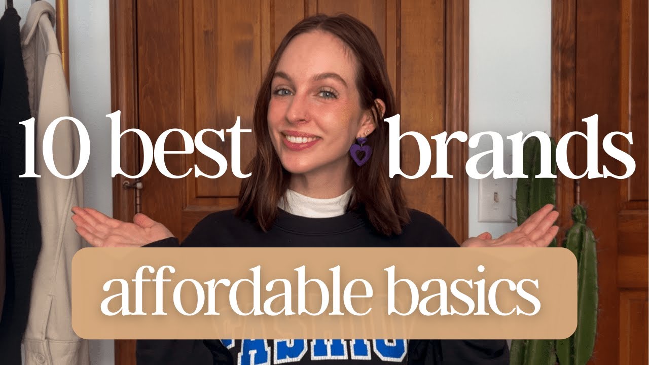 10 Clothing Brands for Affordable Basics! | Capsule Wardrobe Brands ...