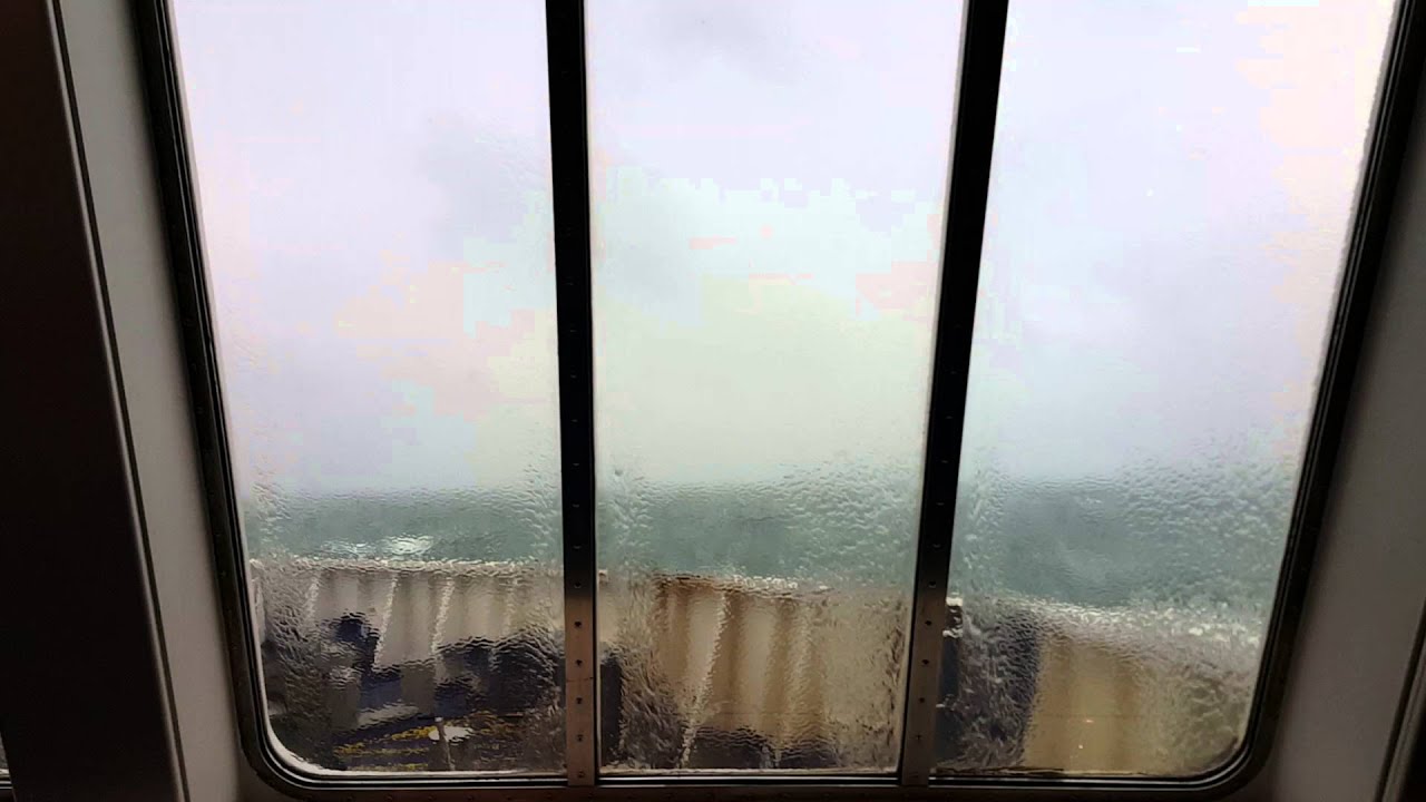 Dublin to Holyhead stormy Ferry crossing Irish Sea - YouTube