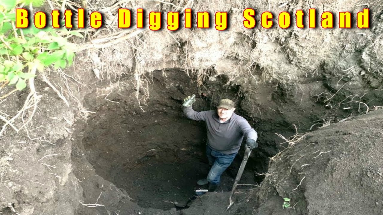 The big dig 20ft hole bottle digging Scotland 2 man dig on a massive ...