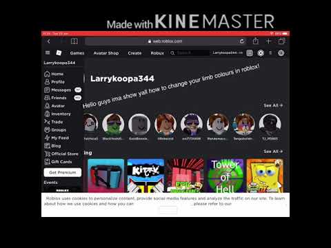 How to change different body parts in roblox mobile or iOS or Android ...