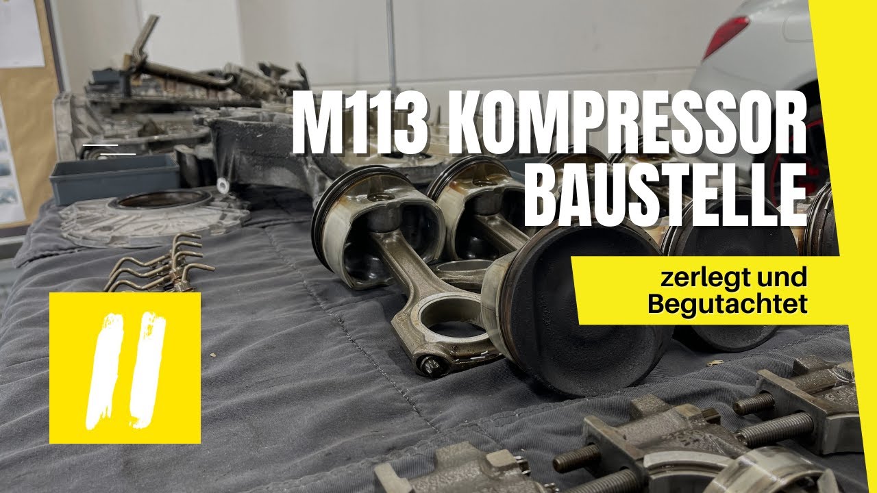M113 Kompressor Baustelle - Erster Rundgang nach dem Zerlegen - YouTube