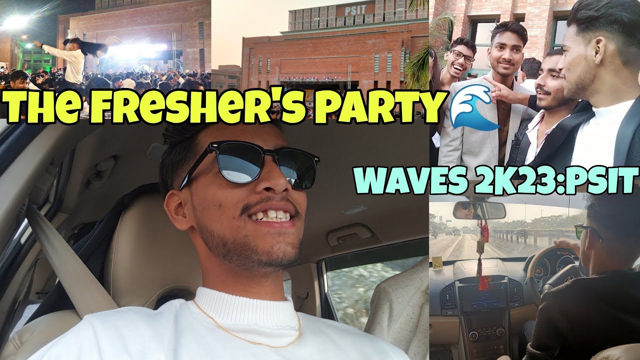 The Fresher's Party🔥 🌊Waves 2K23 PSIT Kanpur💛 - YouTube