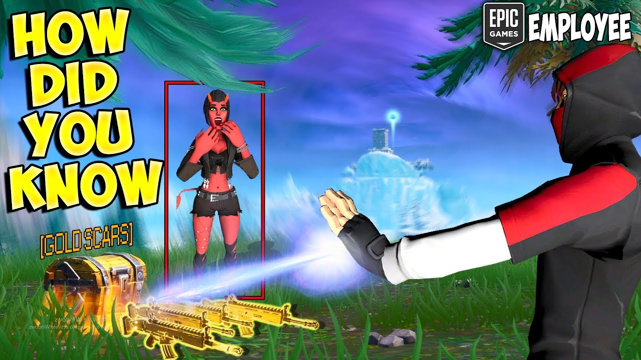EPIC GAMES EMPLOYEE SPAWNS THE BEST LOOT FOR PLAYERS!! (Fortnite Magic ...
