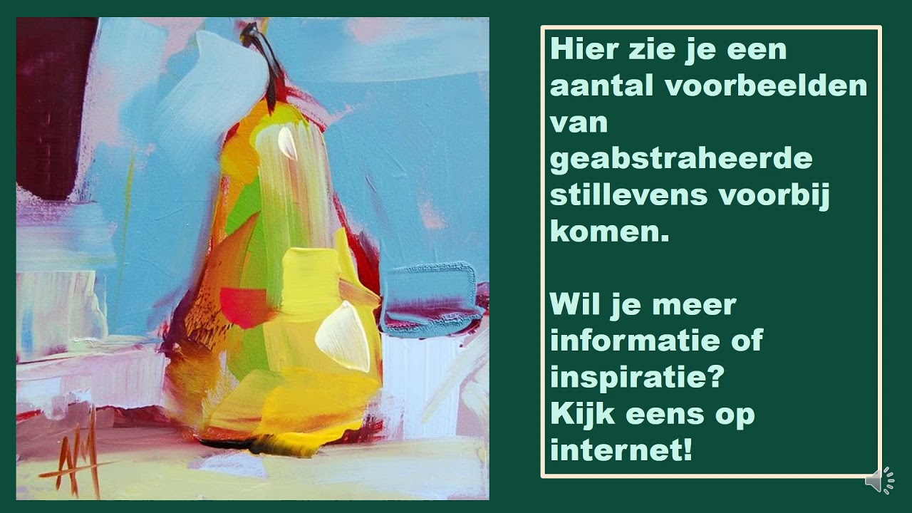 Tekenchallenge: een geabstraheerd stilleven - YouTube