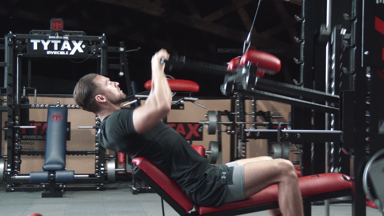 TYTAX® T1-X (Opt. JD-X) | Leaned Back Lever Pulldown (Rotary Handles ...
