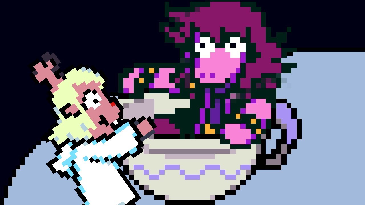 Forcing the four person cup ride - Deltarune - YouTube
