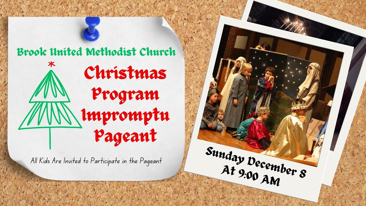 Preschool Program & Impromptu Pageant - YouTube